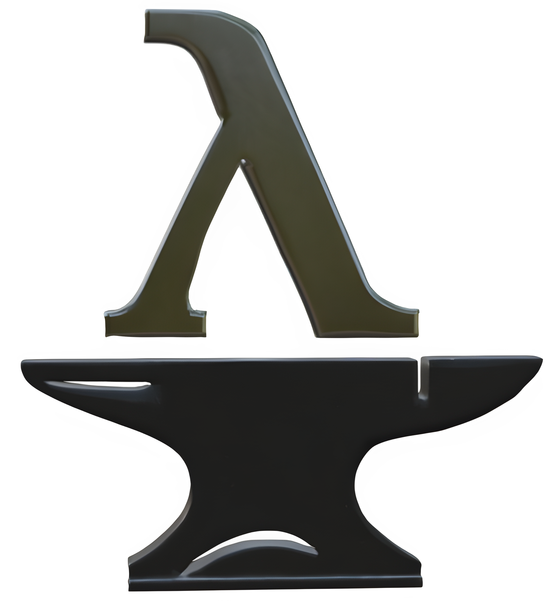 Lambda Forged 3D Logo